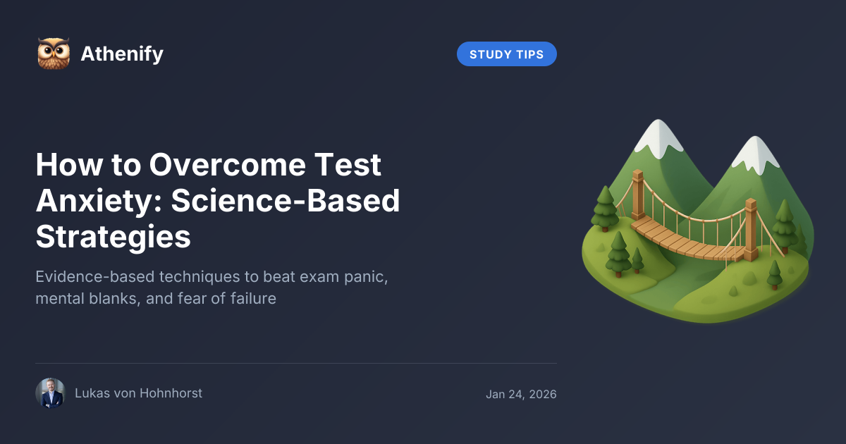 How to Overcome Test Anxiety: Science-Based Strategies – Athenify