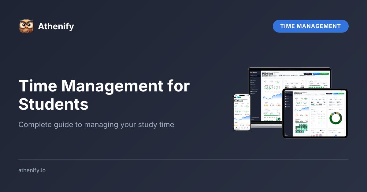 Time Management for Students: Complete Guide – Athenify